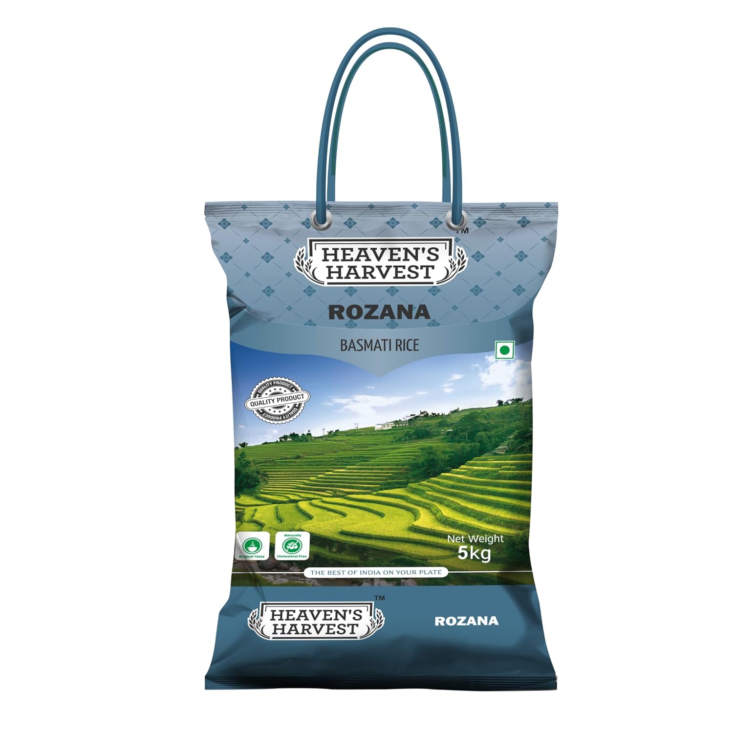 Heaven's Harvest Rozana Basmati Rice | 5 KG : Amazon.in: Grocery ...