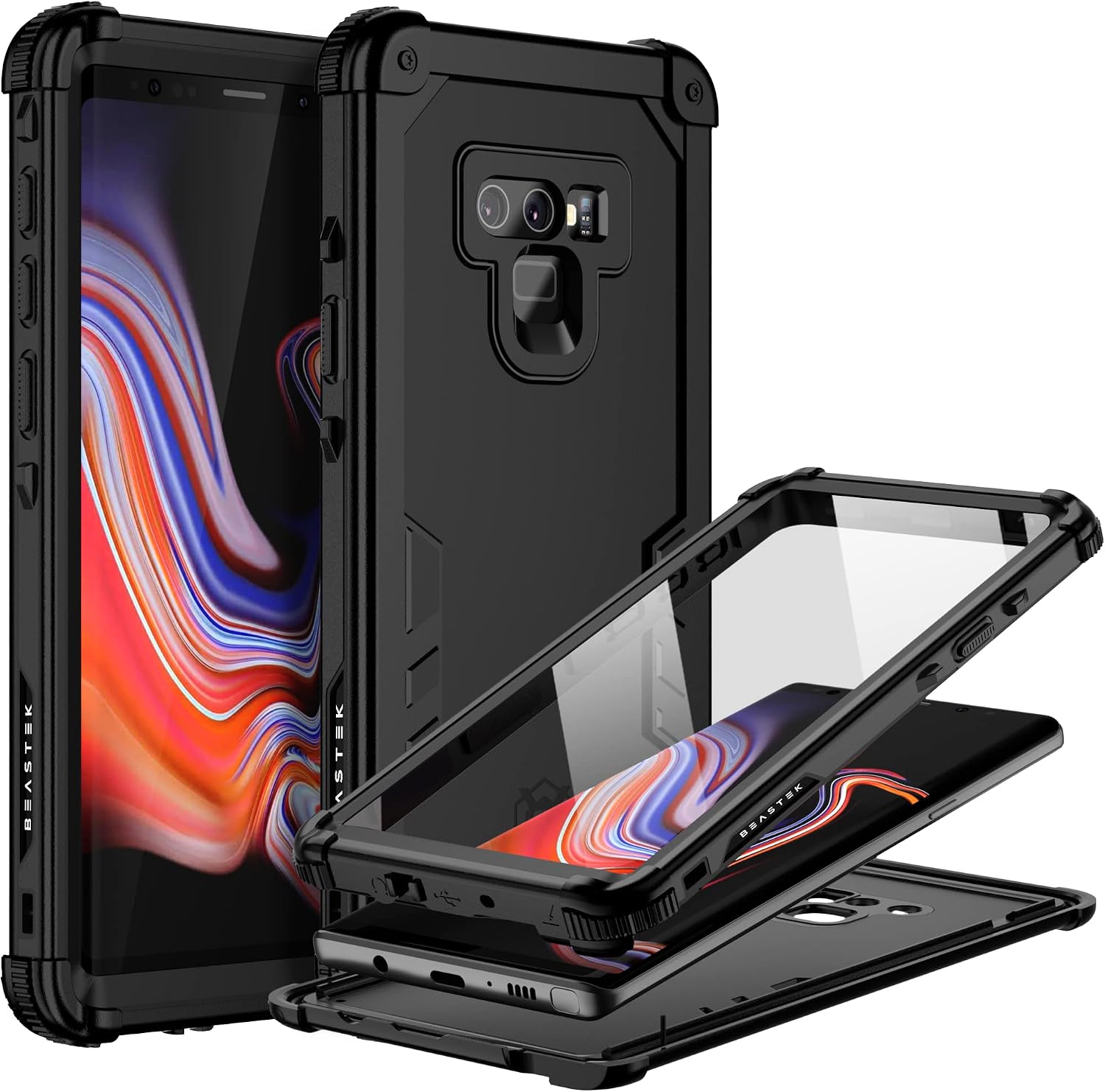 Amazon.com: BEASTEK for Galaxy Note 9 Waterproof Case, SD Series IP68 ...