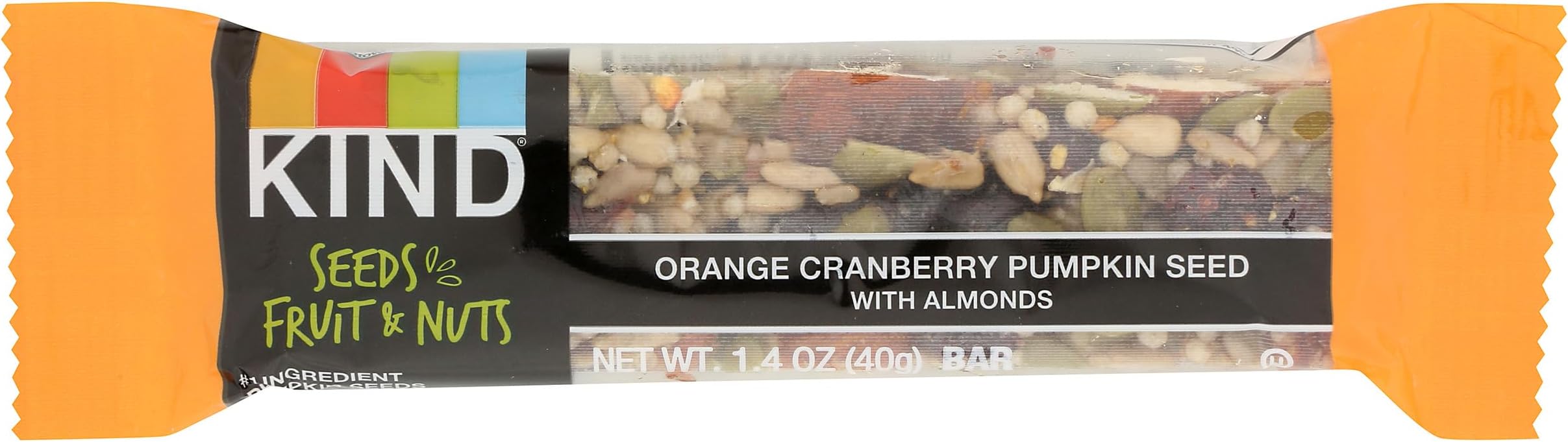 Amazon.com : KIND Seeds Fruit & Nuts Snack Bar, Orange Cranberry | 5g ...