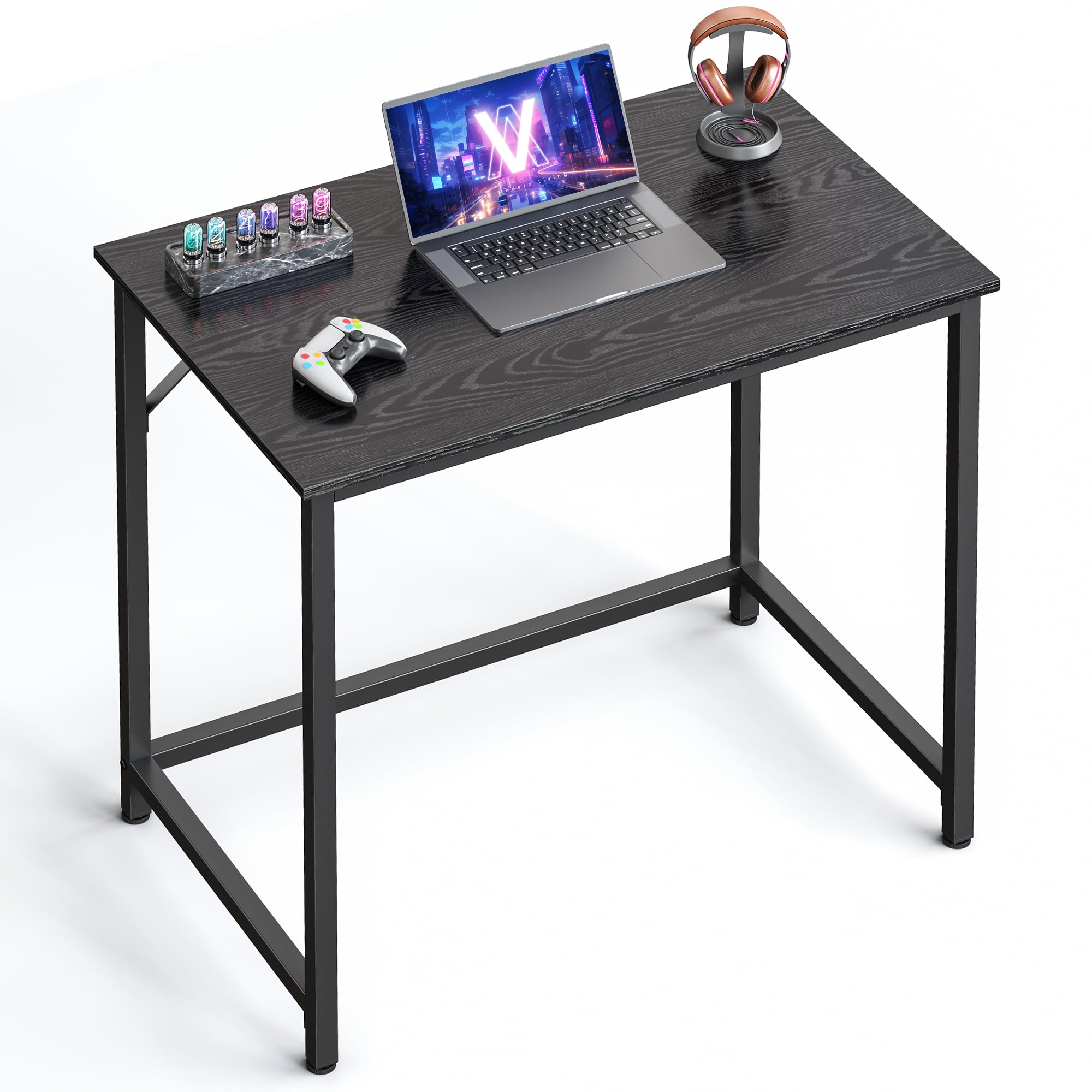 Amazon.com: VASAGLE Computer Desk, Gaming Desk, Home Office Desk, for ...