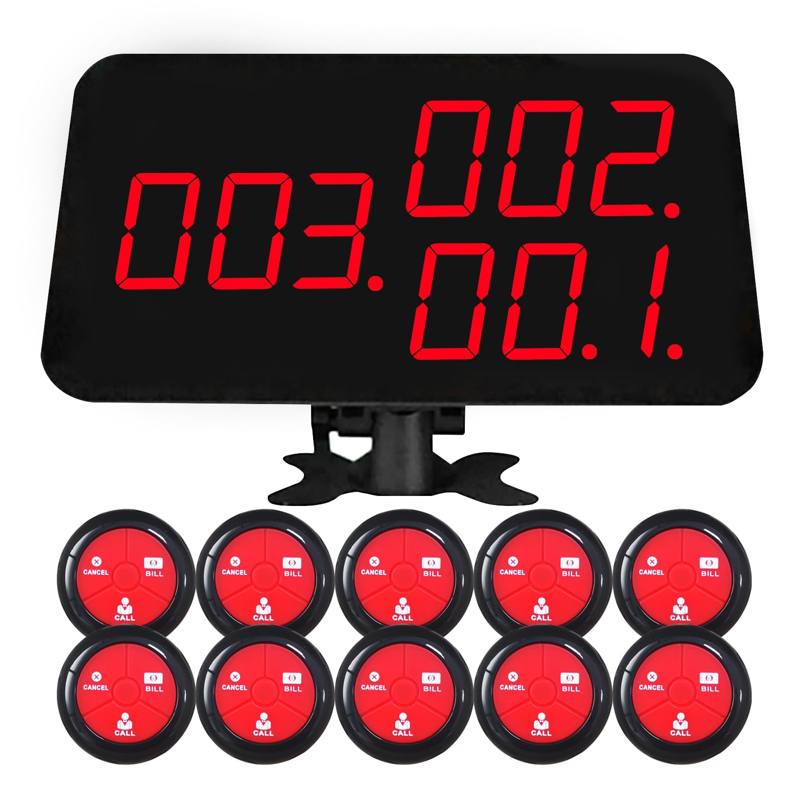 Amazon.com: KOQICALL Wireless Restaurant Table Call System Waiter ...