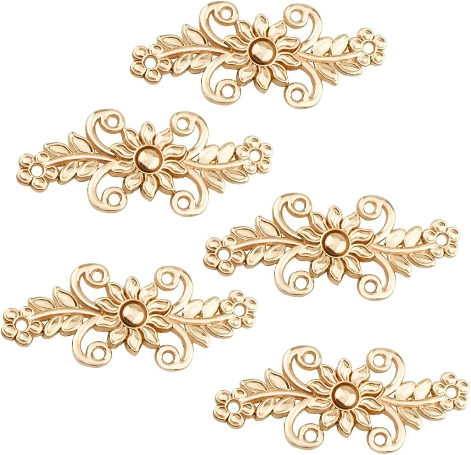 Amazon.com: WANDIC Cardigan Clips, 5 Pairs Retro Chrysanthemum Flower ...