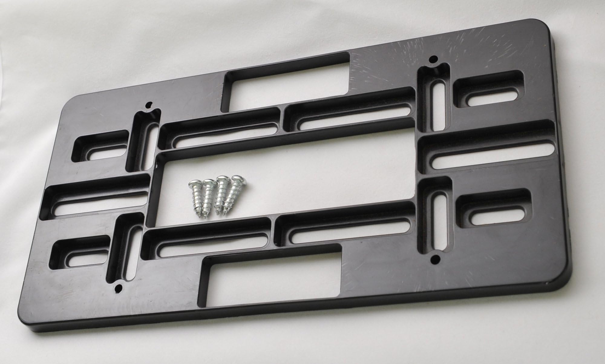 Amazon.com: Standard Black Euro License Plate Holder - Universal ...