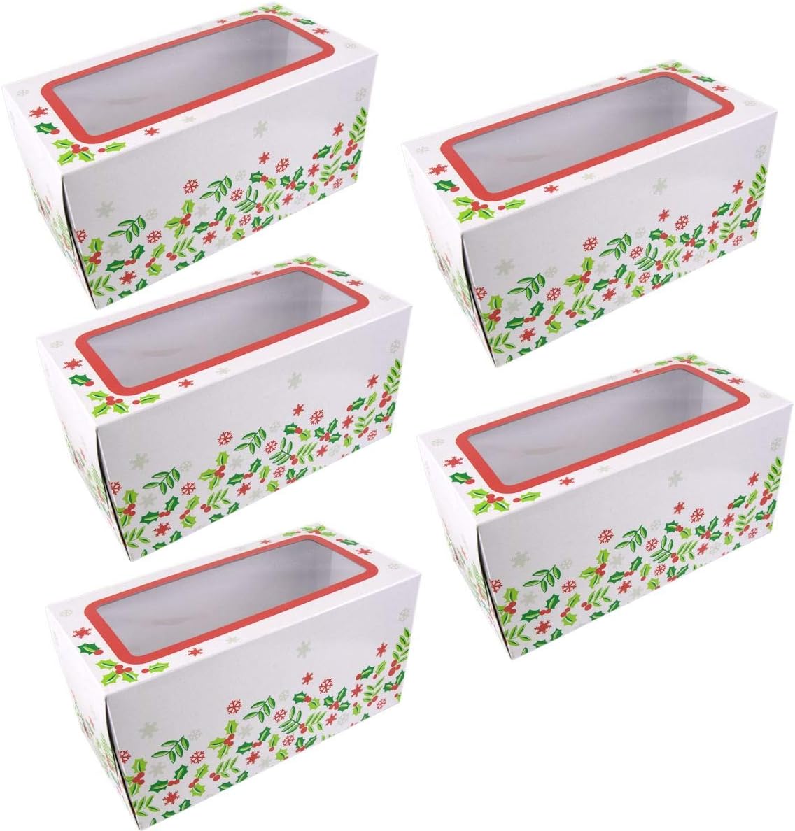 Windowed Christmas Cake Boxes - for Transporting and Supporting Cakes ...