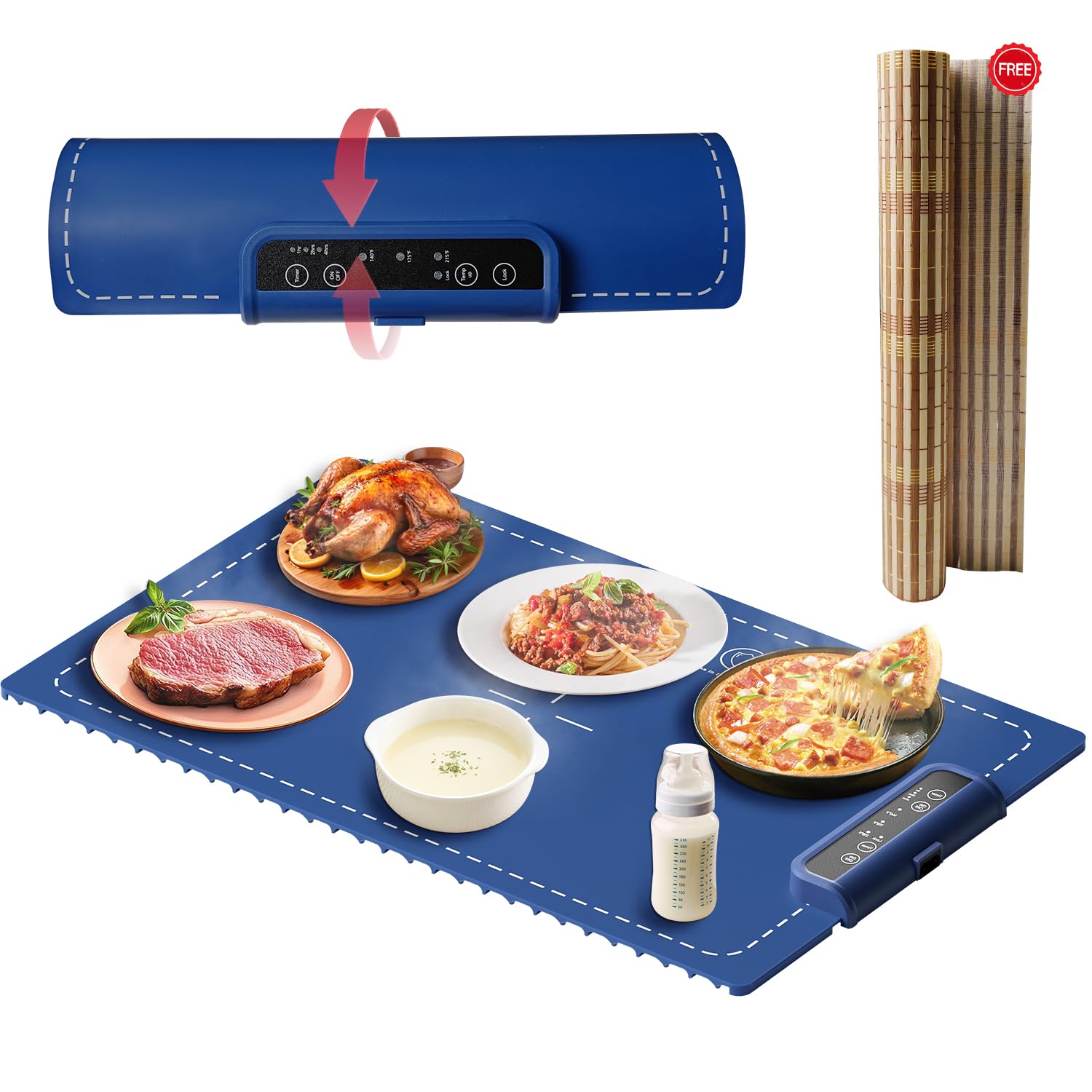 Amazon.com: Warming Mat for Food, Warming Trays for Buffets Party ...