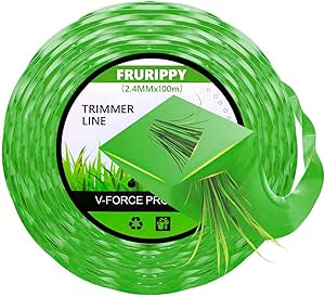 String Trimmer Line 0.095", 328FT Square Weed Eater String Line, Heavy ...