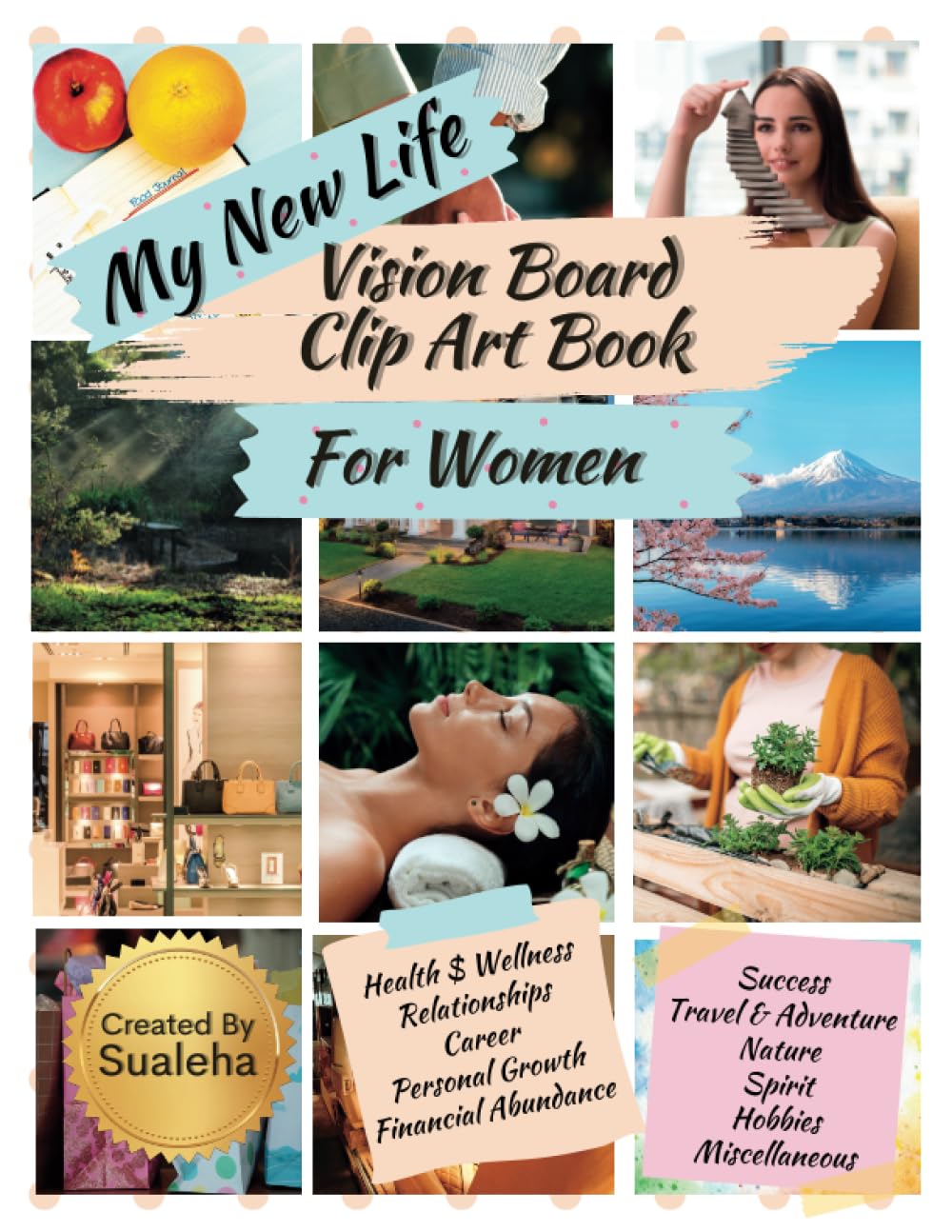 Buy My New Life Vision Board Clip Art Book For Women: Images ...