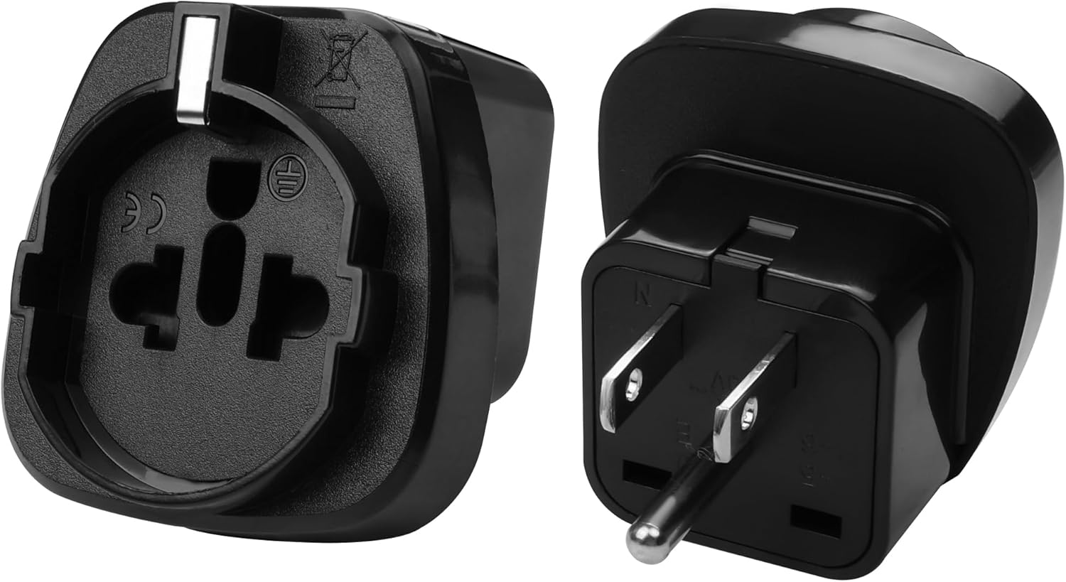 Amazon.com: JSADZKJ Universal Power Travel Plug Adapter NEMA 5-15P Plug ...