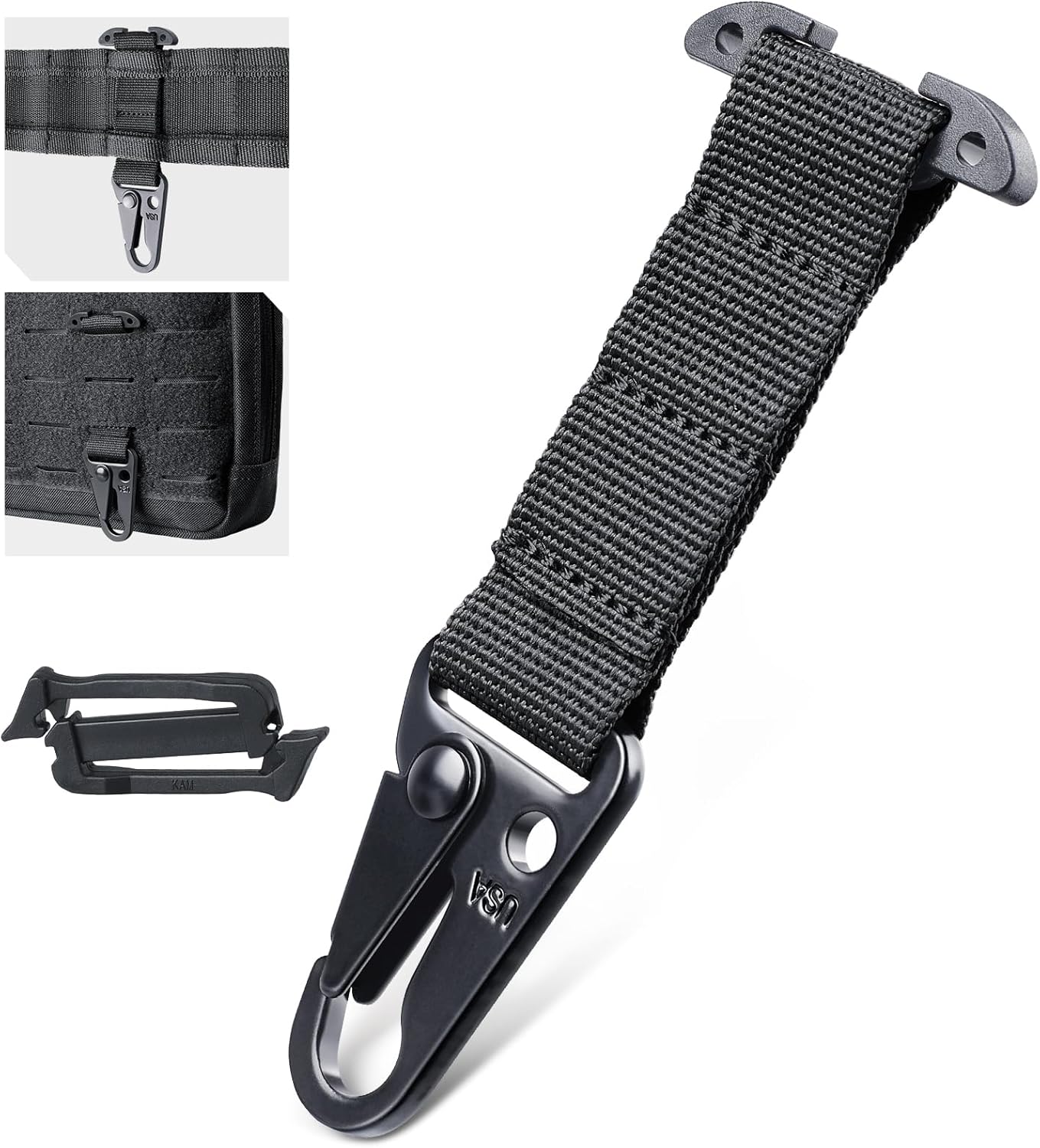 Amazon.com : LIVANS Tactical Gear Clip Molle Belt Clip Tactical Clash ...