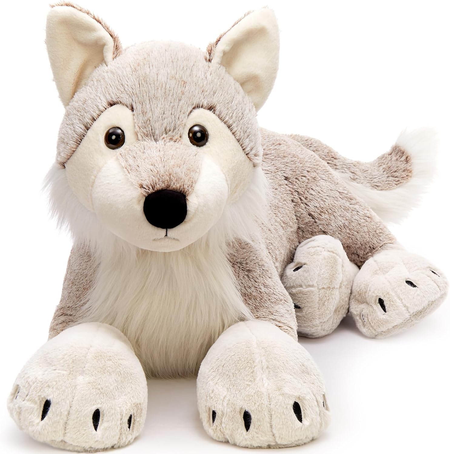 Amazon.com: MaoGoLan Large Wolf Stuffed Animal for Boy, Giant Wolf ...
