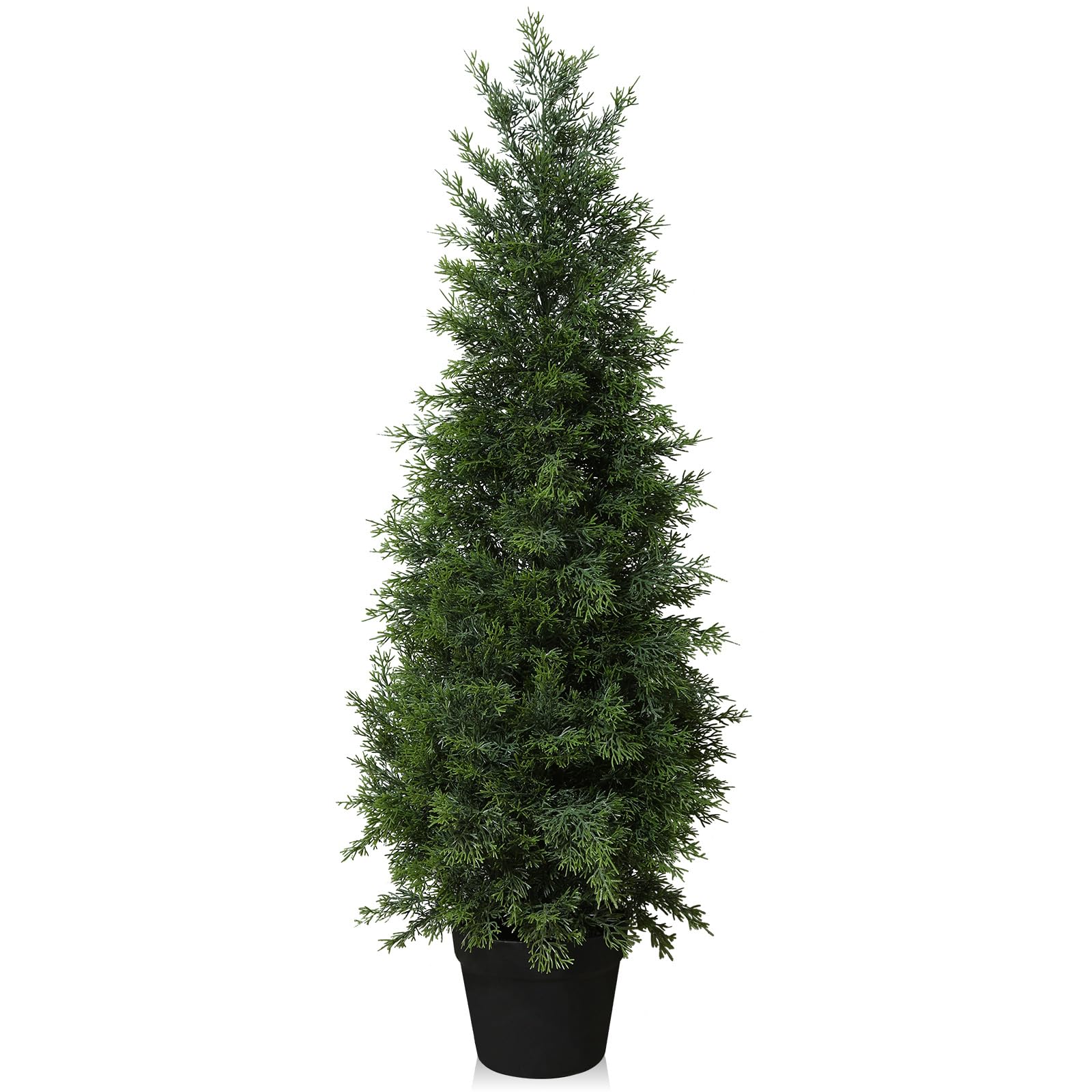Amazon.com - LOMANTO 3Ft Artificial Tree,Fake Topiary Cedar Tree for ...