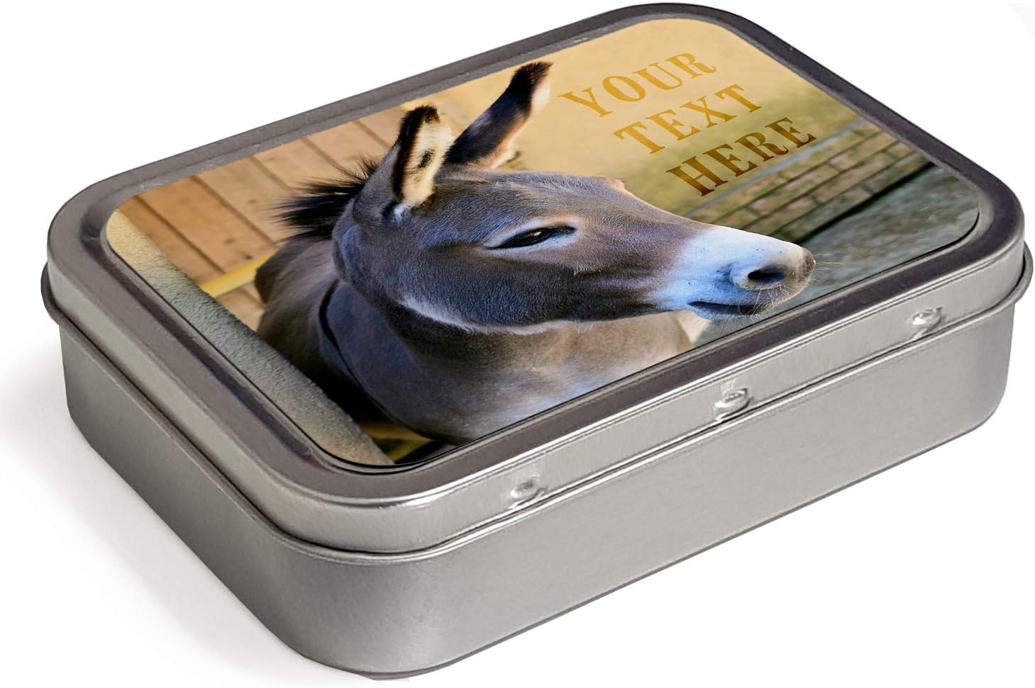 Personalised Donkey Tobacco Tin | Baccy Storage | Pill Box | Cigarette ...