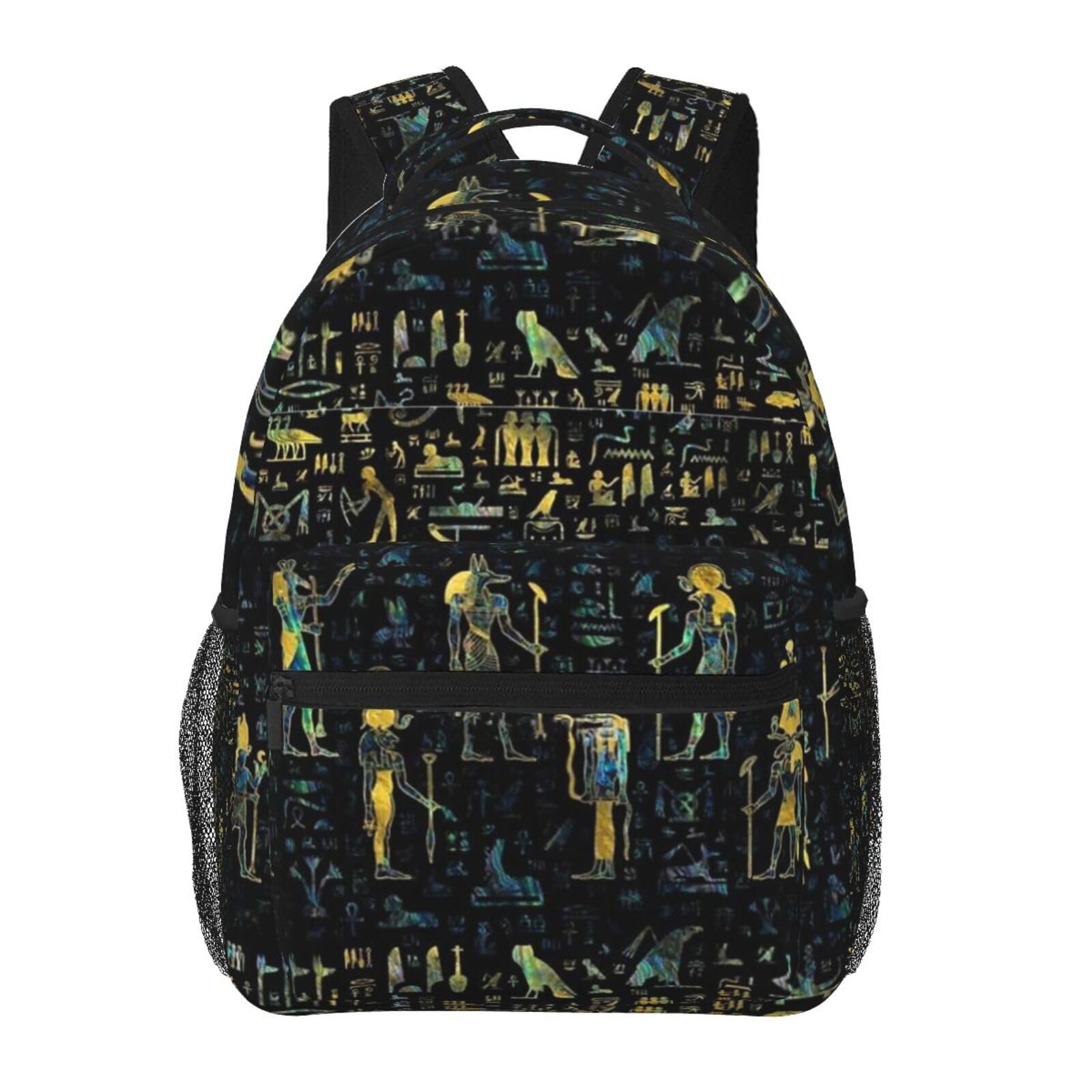 Amazon.com: ASYG Egyptian Backpack Hieroglyphics Laptop Backpack ...