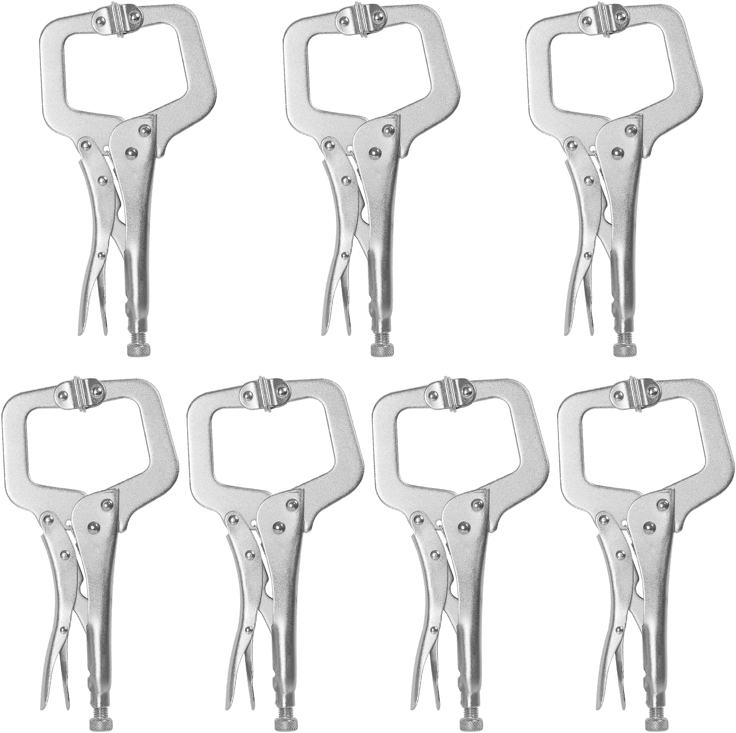 KEILEOHO 3 PCS 18 Inch C Clamp Locking Pliers, Heavy Duty Vise Grip C ...