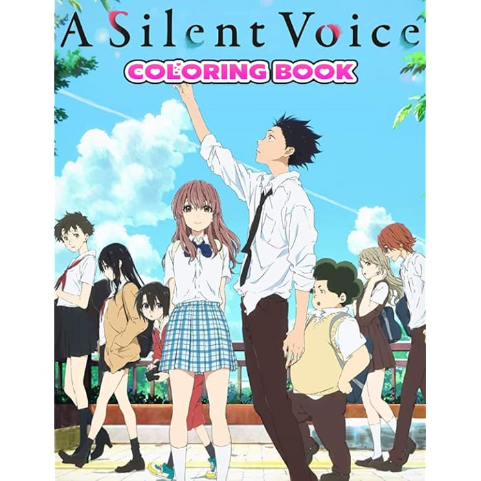 Buy A Silent Voice Coloring Book: A Cool Coloring Book With Many ...