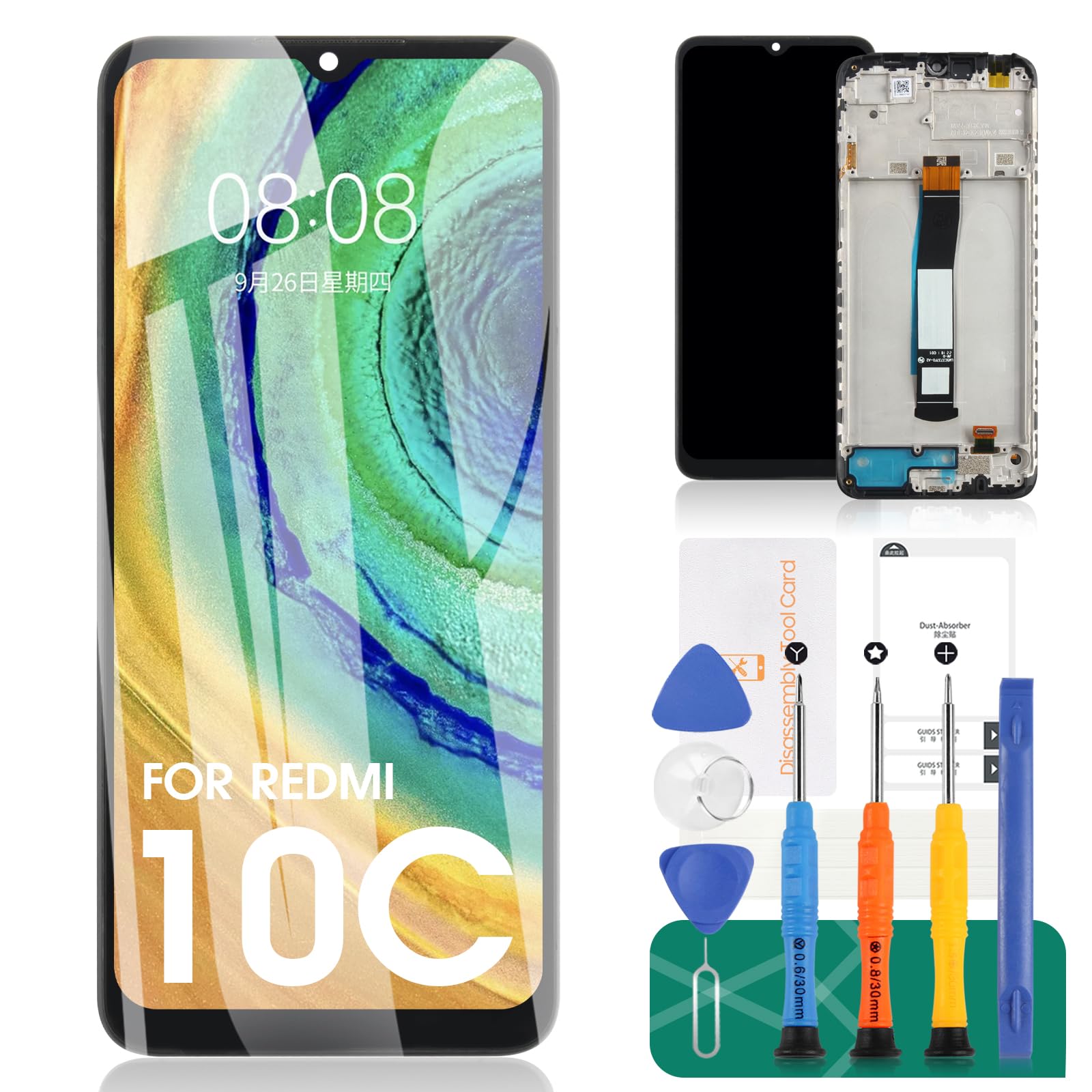 Mobile Screen Replacement Kit Xiaomi Redmi 10C LCD Screen Replacement ...