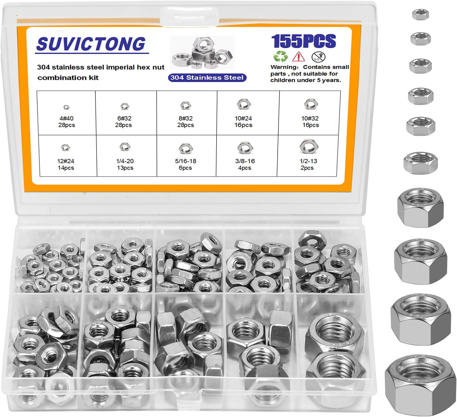 Amazon.com: Dynamic DY-WN-12 Wheel Lug Nut Assortment Kit B : Automotive