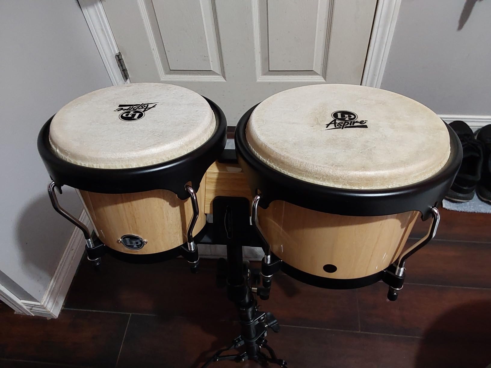Lp Lpa601 Aspire Oak Bongos With Black Hardware Natural : Amazon.ca ...