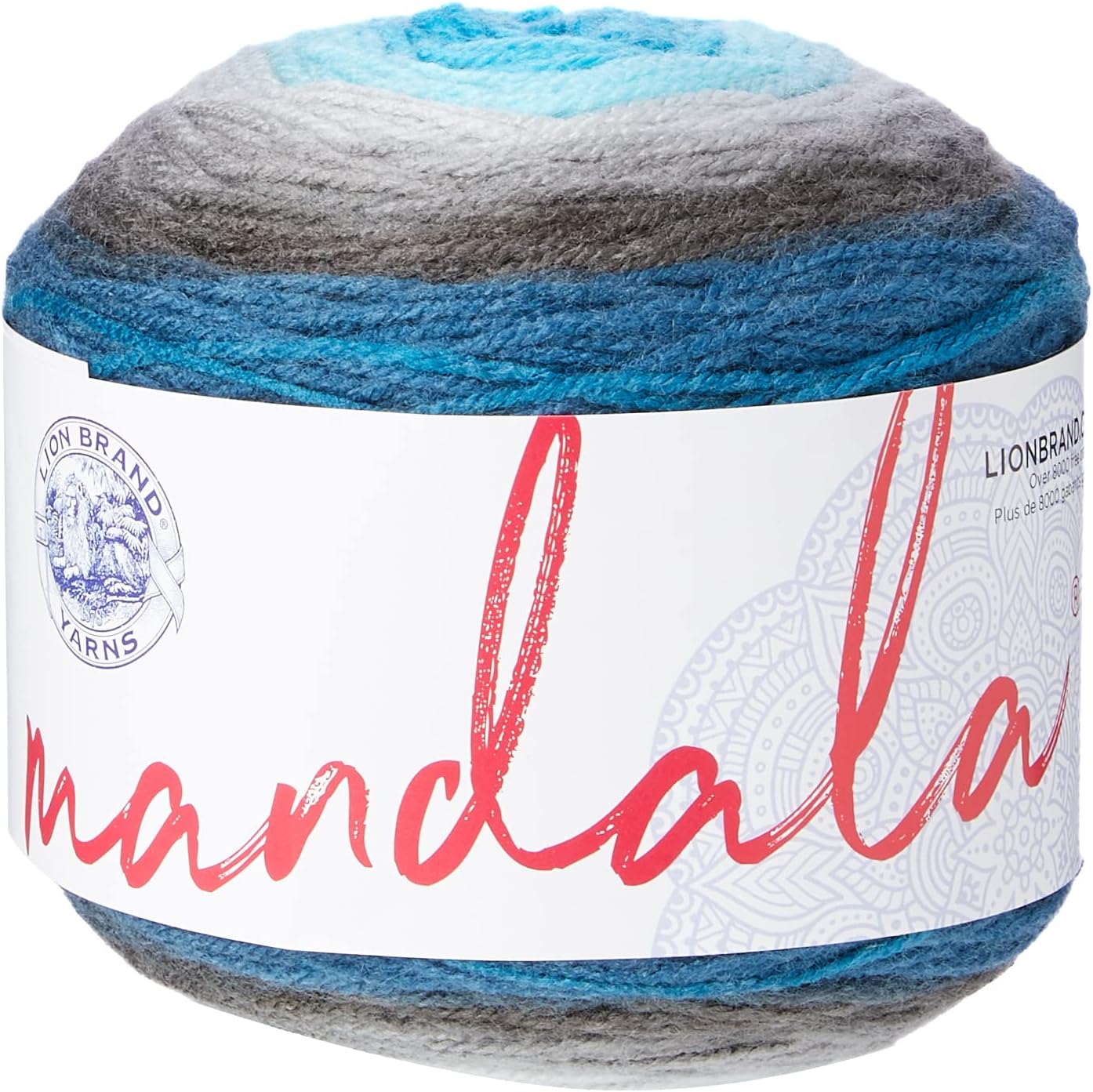 Amazon.com: Lion Brand Yarn Mandala Yarn, Multicolor Yarn for ...