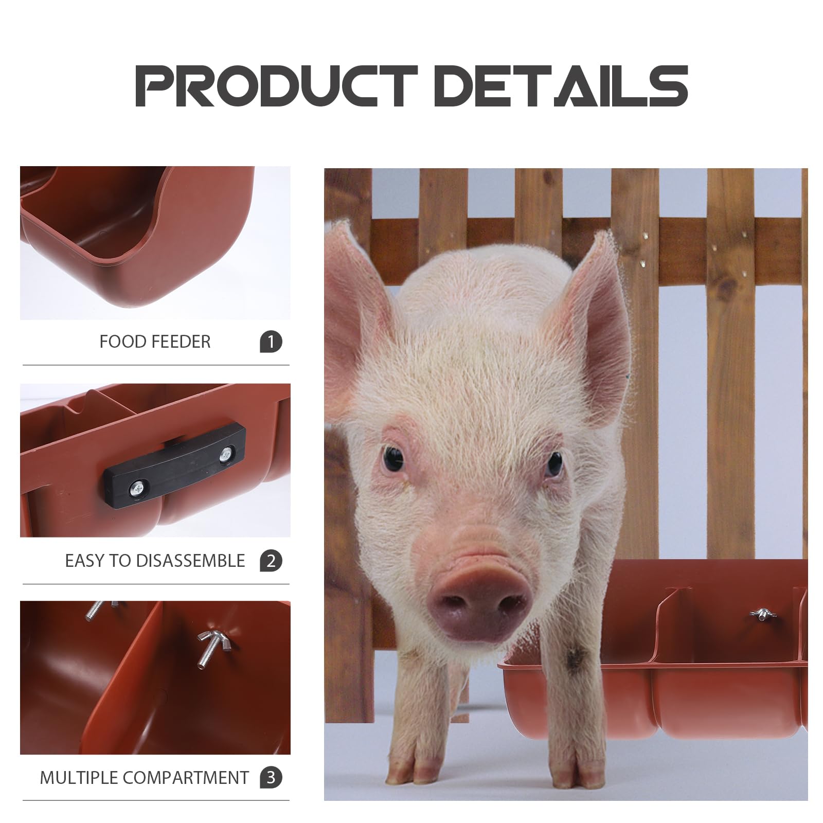 Plastic Feeding Troughs For Cattle Pricing JFC Gate Feed Trough