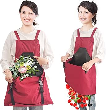 Amazon.com: rain bunny Gardening Apron, Garden Apron With Quick Release ...