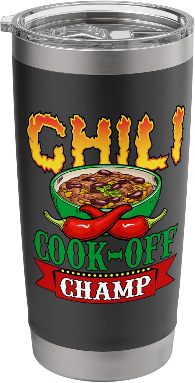 Chili Cook Off Champ Cookoff Competition Contest Winner Stainless Steel ...