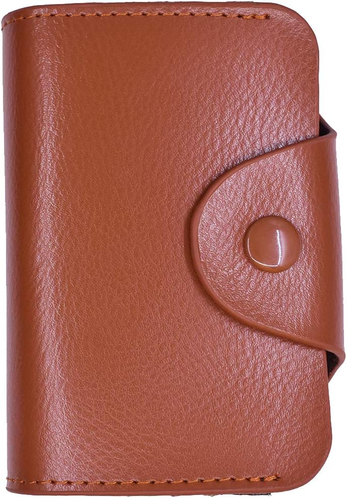 Laimi Duo Unisex Genuine Slim Thin Wallet Leather RFID Security ...
