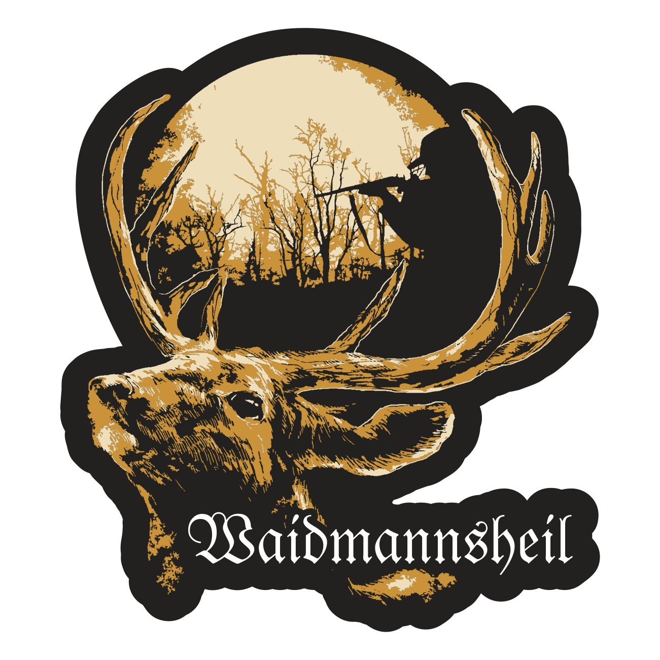Bogenjagd Sticker