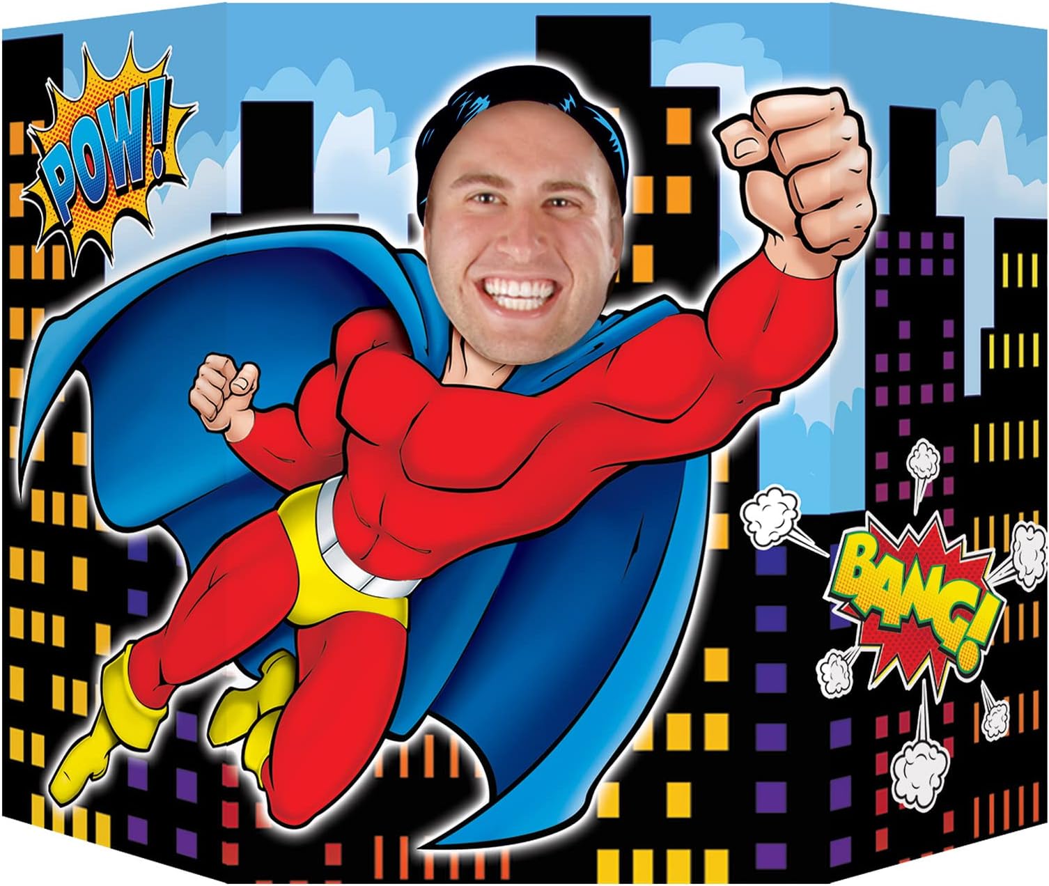 Amazon.com: Superhero Photo Booth Props – Comic Superhero Party ...
