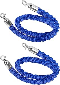 Amazon.co.jp: Silver Stanchion Rope Cuban Rear Rope 1/1.5/2/2.5/3M ...