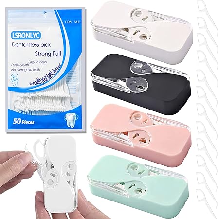 Amazon.com : Portable Floss Dispenser, with A Box of Dental Floss ...