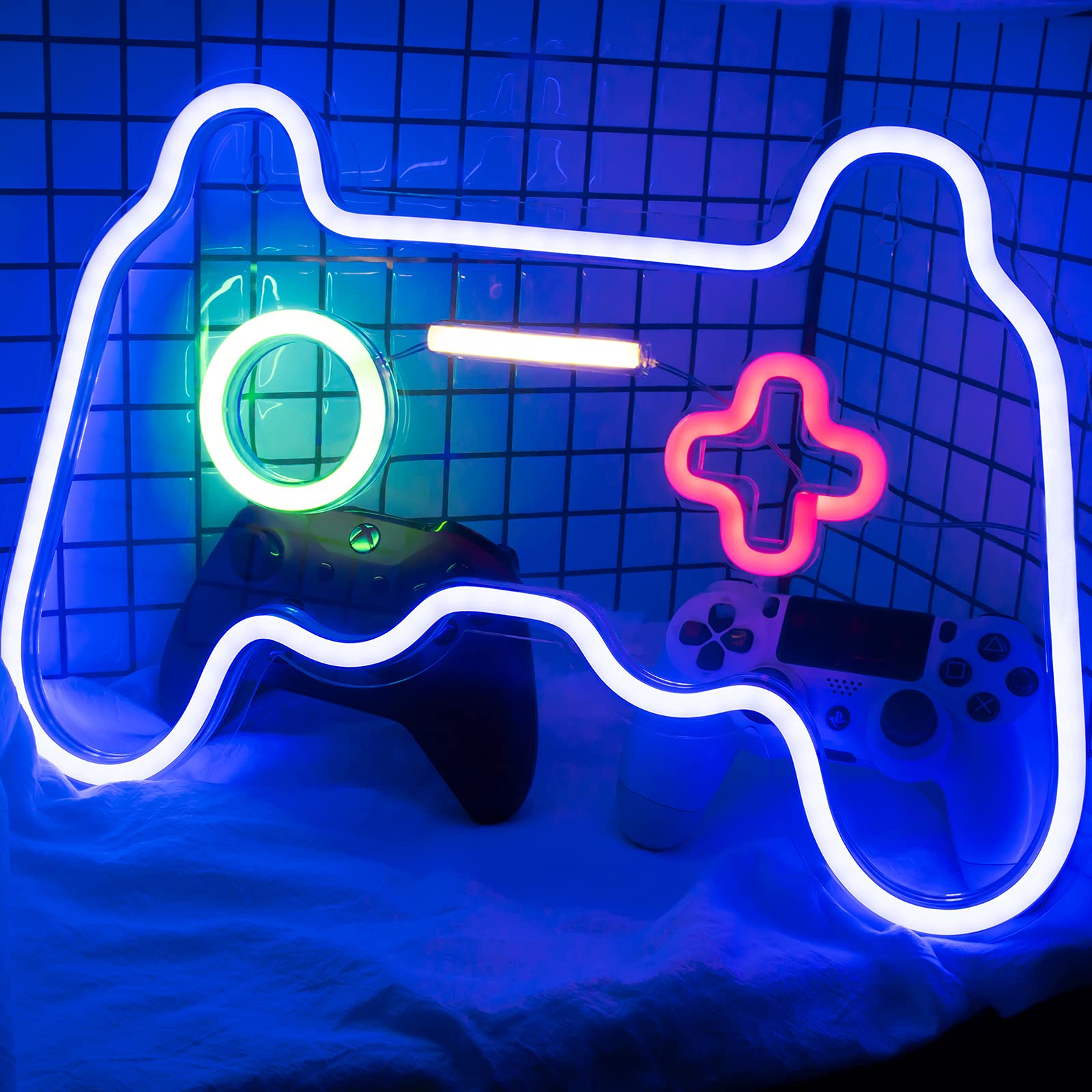 Neon Signs for Bedroom Wall Decor, Gaming Neon Lights for Game Room ...