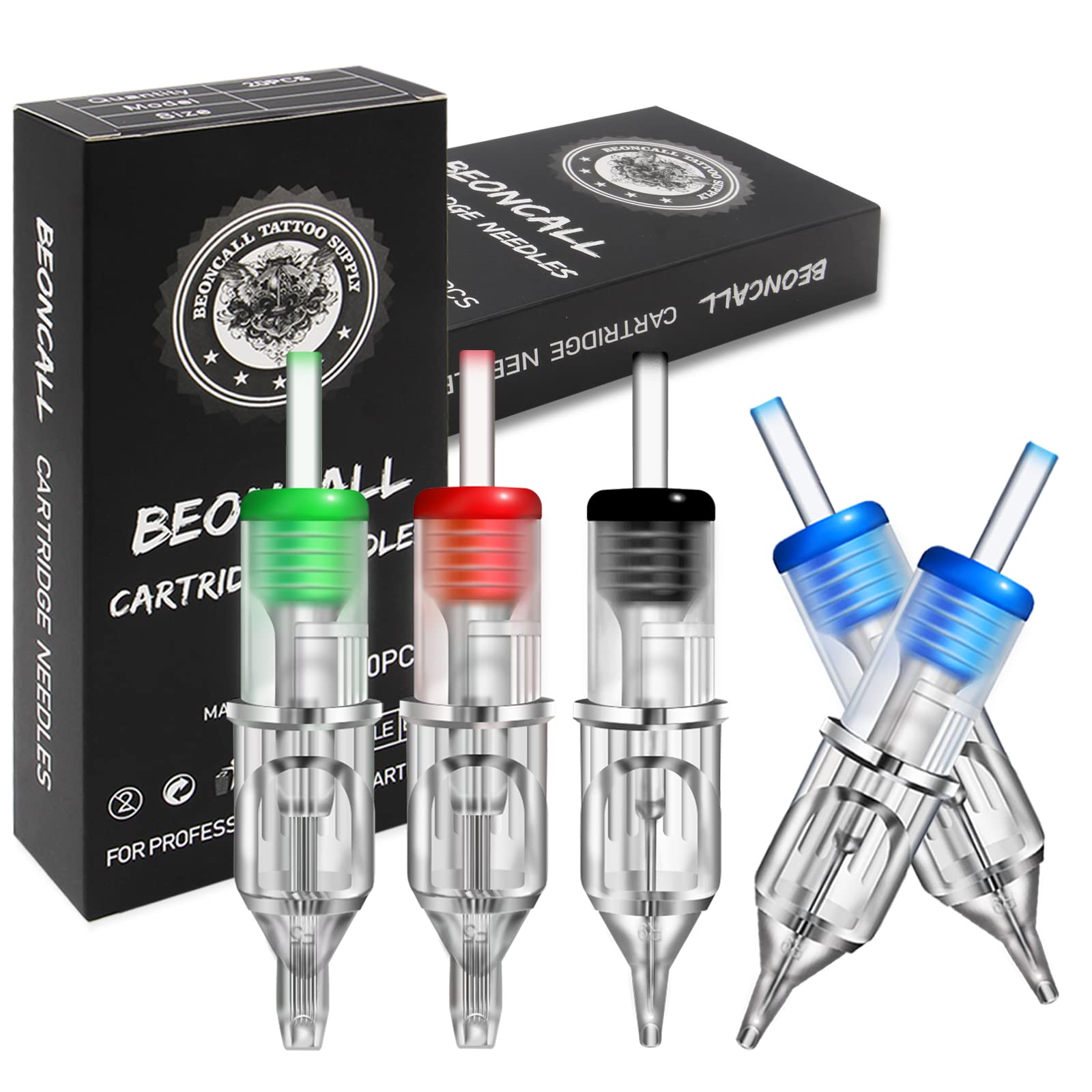 Amazon.com: Tattoo Cartridge Needles - Beoncall Assorted 40PCS ...