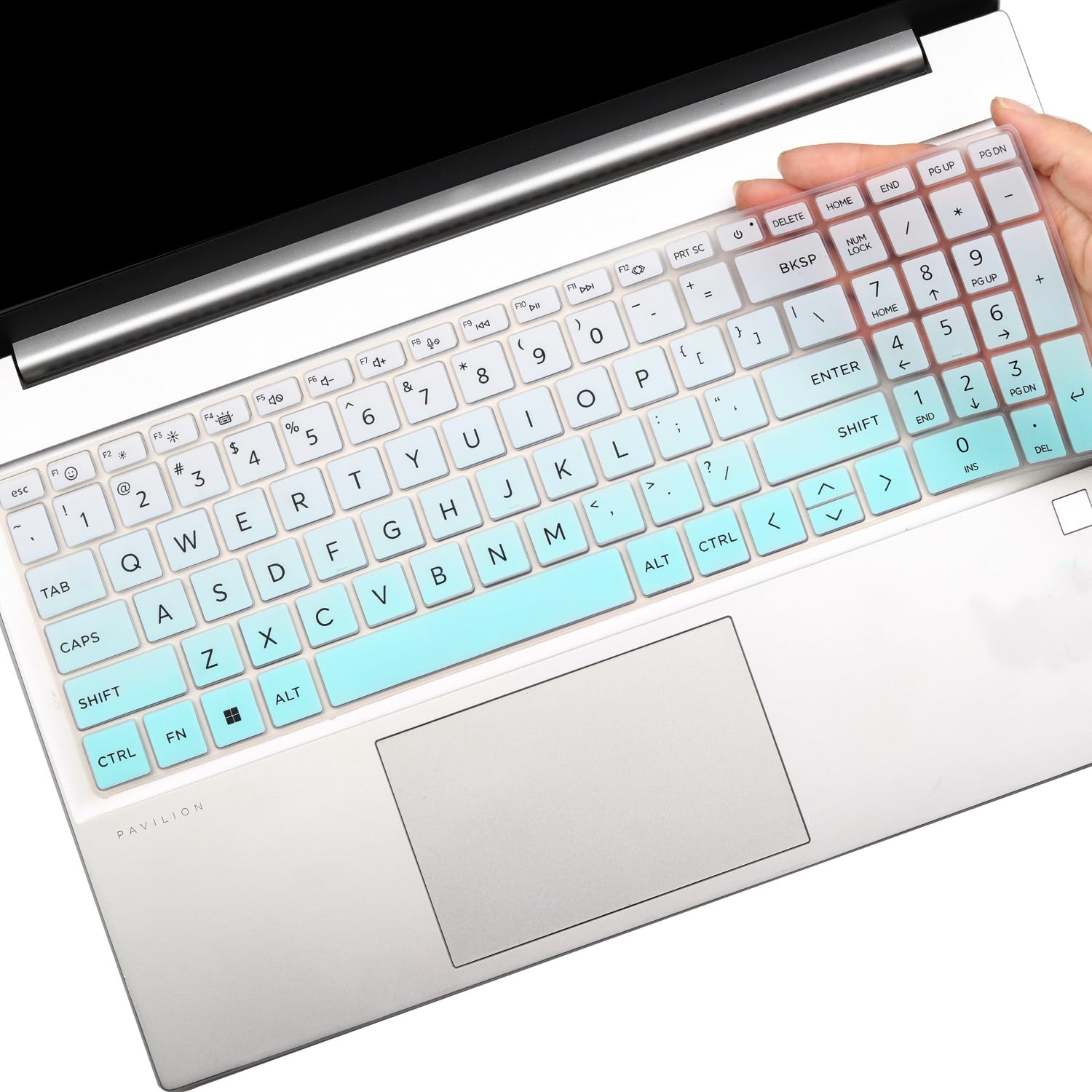 Amazon.com: Keyboard Cover for HP 250 255 G10 15.6", HP Laptop 15.6" 15 ...