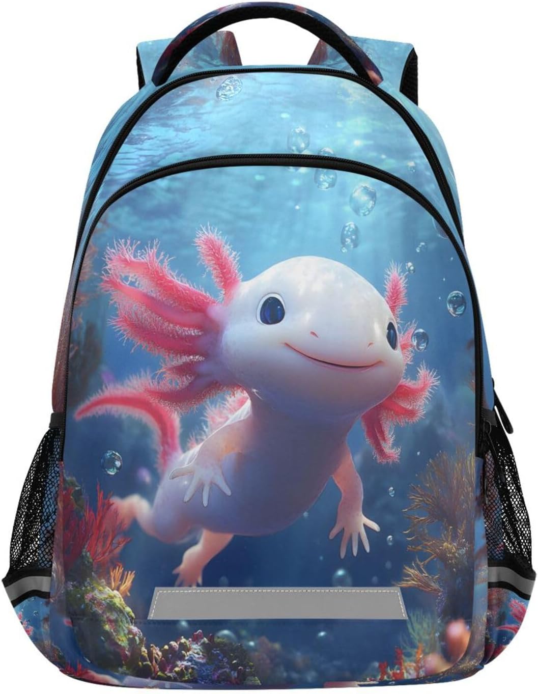 Amazon.com | Ocean Axolotl School Backpack for Kids Laptop Bookbag with ...