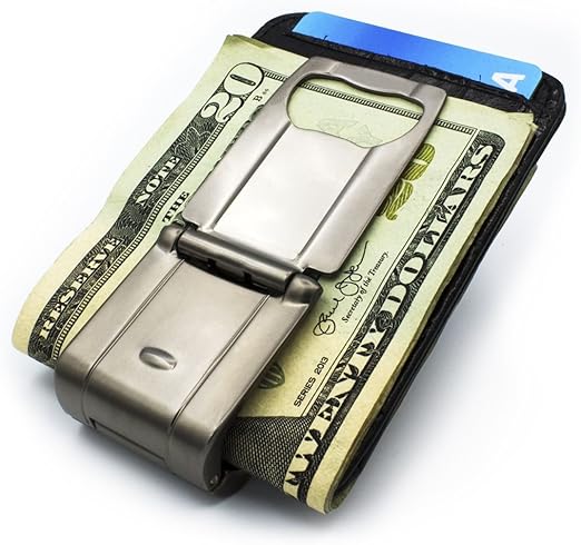 Money Clamp Munich Satin at Amazon Men’s Clothing store: Expanding Wallets