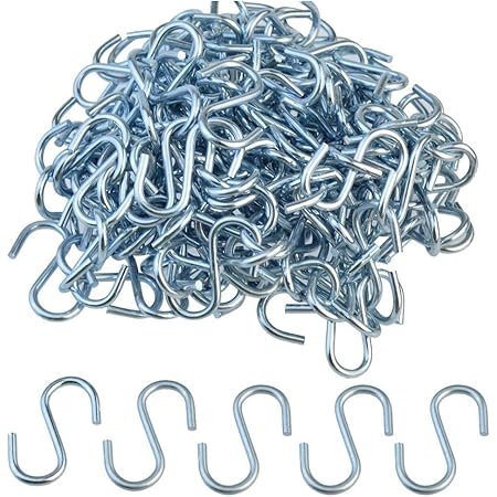 Amazon.com: Senkary 100 Pieces 0.55 Inch Length Mini S Hooks Extra ...