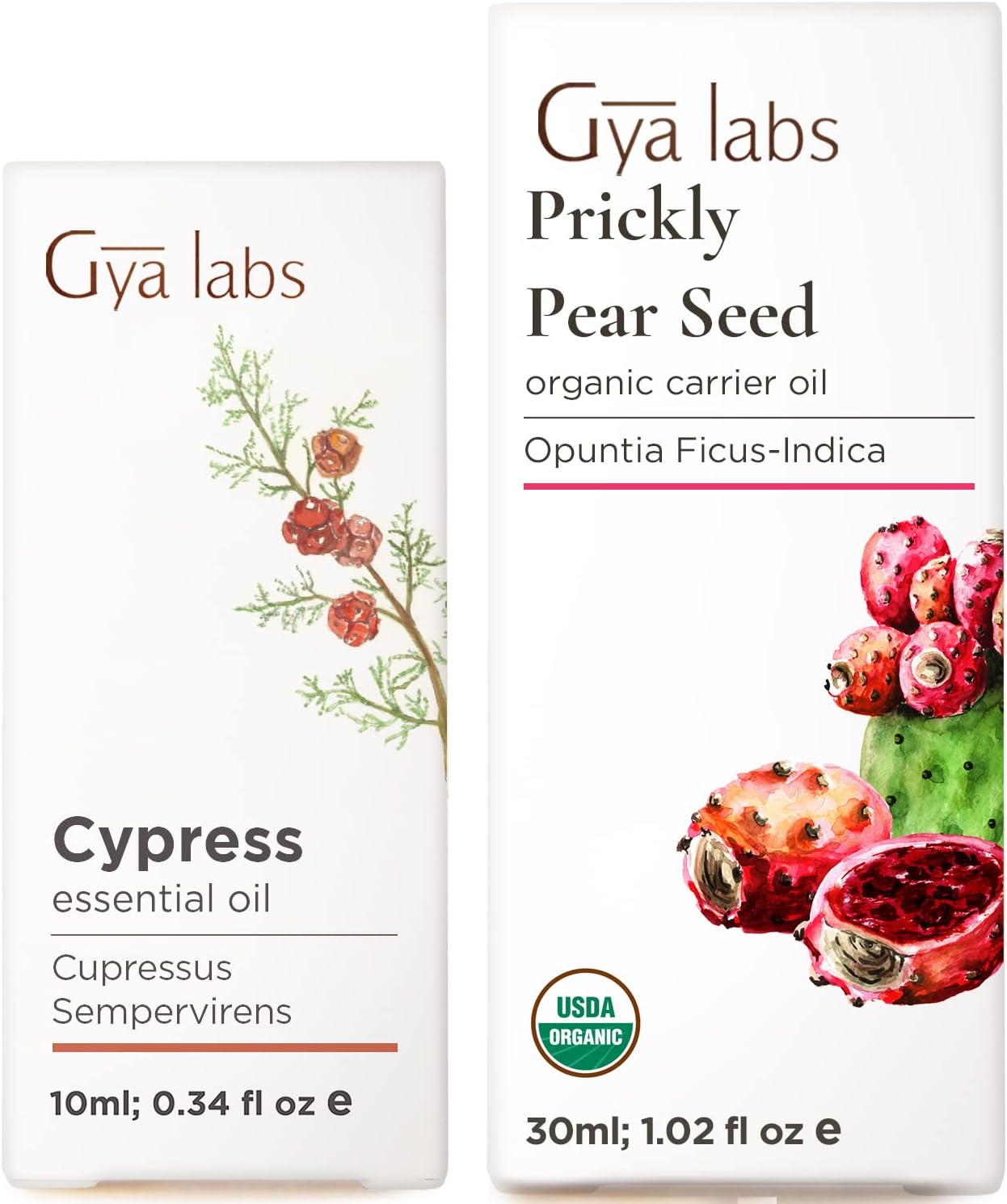 Amazon.com: Cypress Essential Oil for Skin (0.34 Fl Oz) & Prickly Pear ...