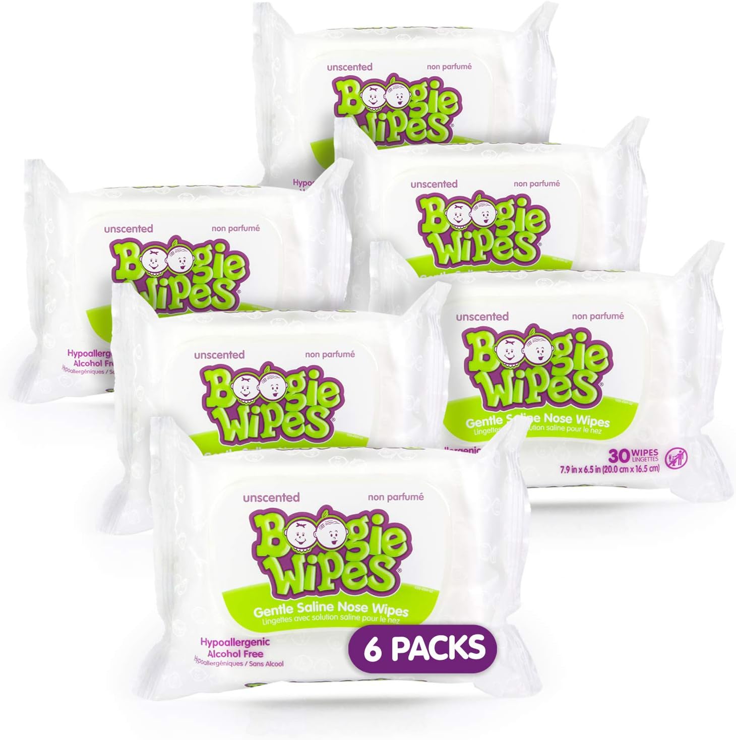 Amazon.com: Baby Wipes Unscented by Boogie Wipes, Wet Wipes for Face ...