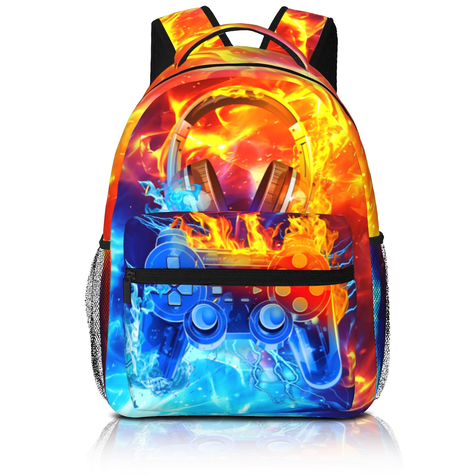 Amazon.com | SENROLAN Abstract Gamepad Backpack for Boys & Girls ...