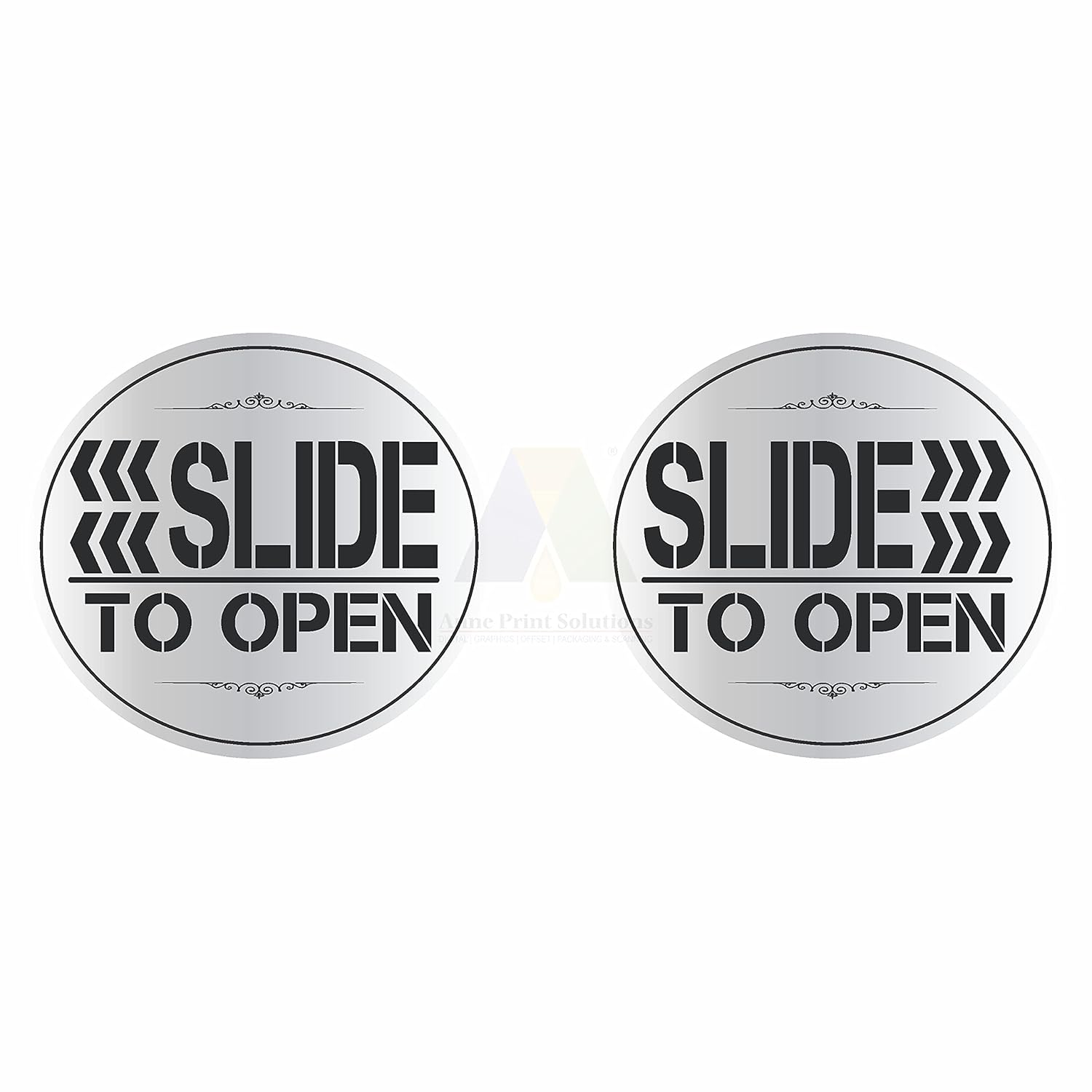 Anne Print Solutions® Slide to Open Stickers Self Adhesive Vinyl Pack ...