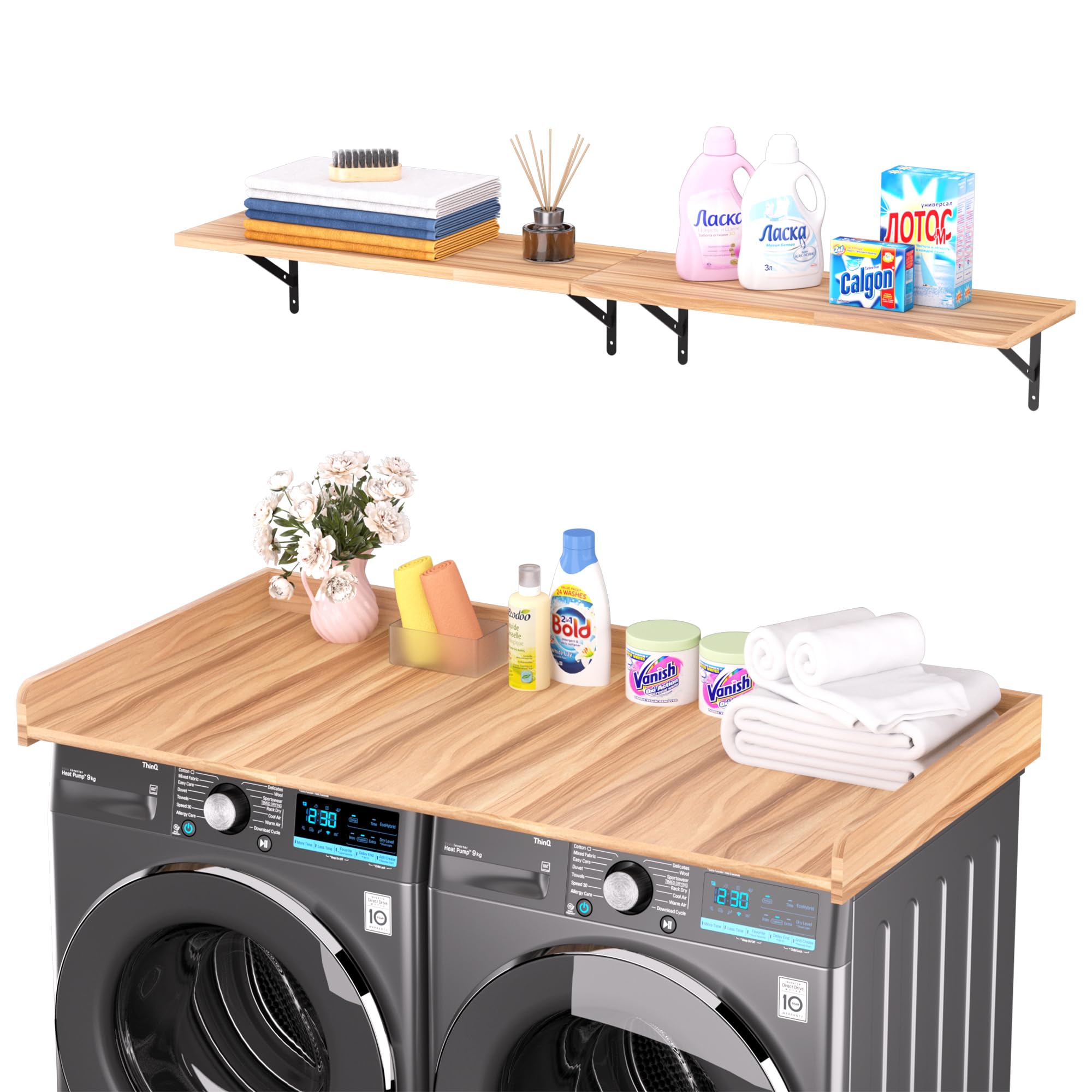 Amazon.com: Smilesun Washer Dryer Countertop, Laundry Counter Top Over ...