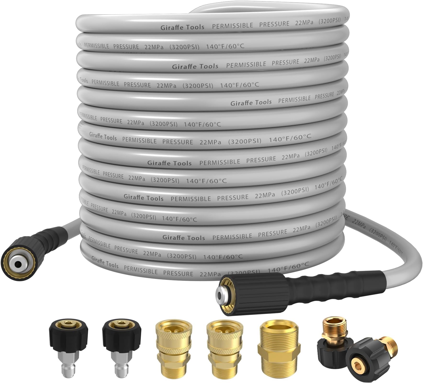 Amazon.com: M22-14 Extension Coupler Pressure Washer Hose Kit, M22-14 X ...