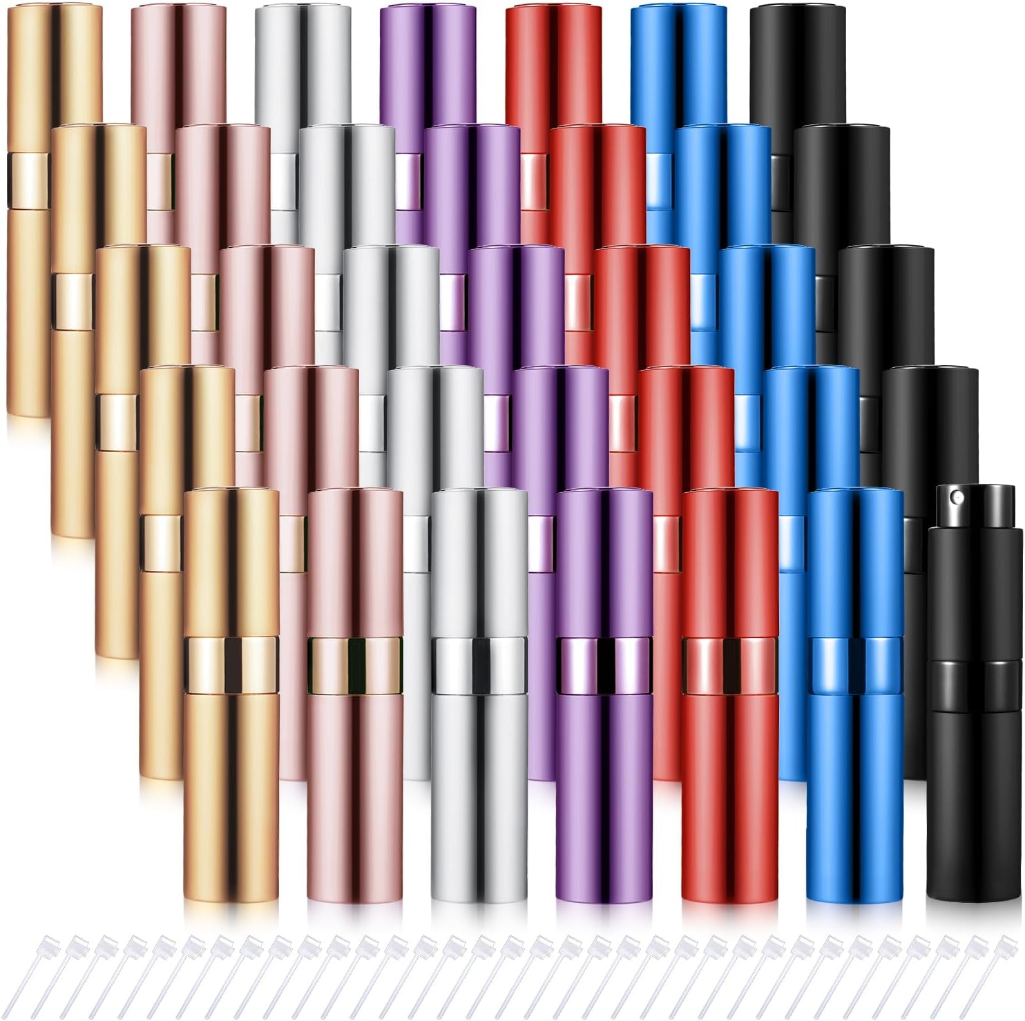 Amazon.com: Tessco for you 35 Pieces 8ml Travel Refillable Perfume ...