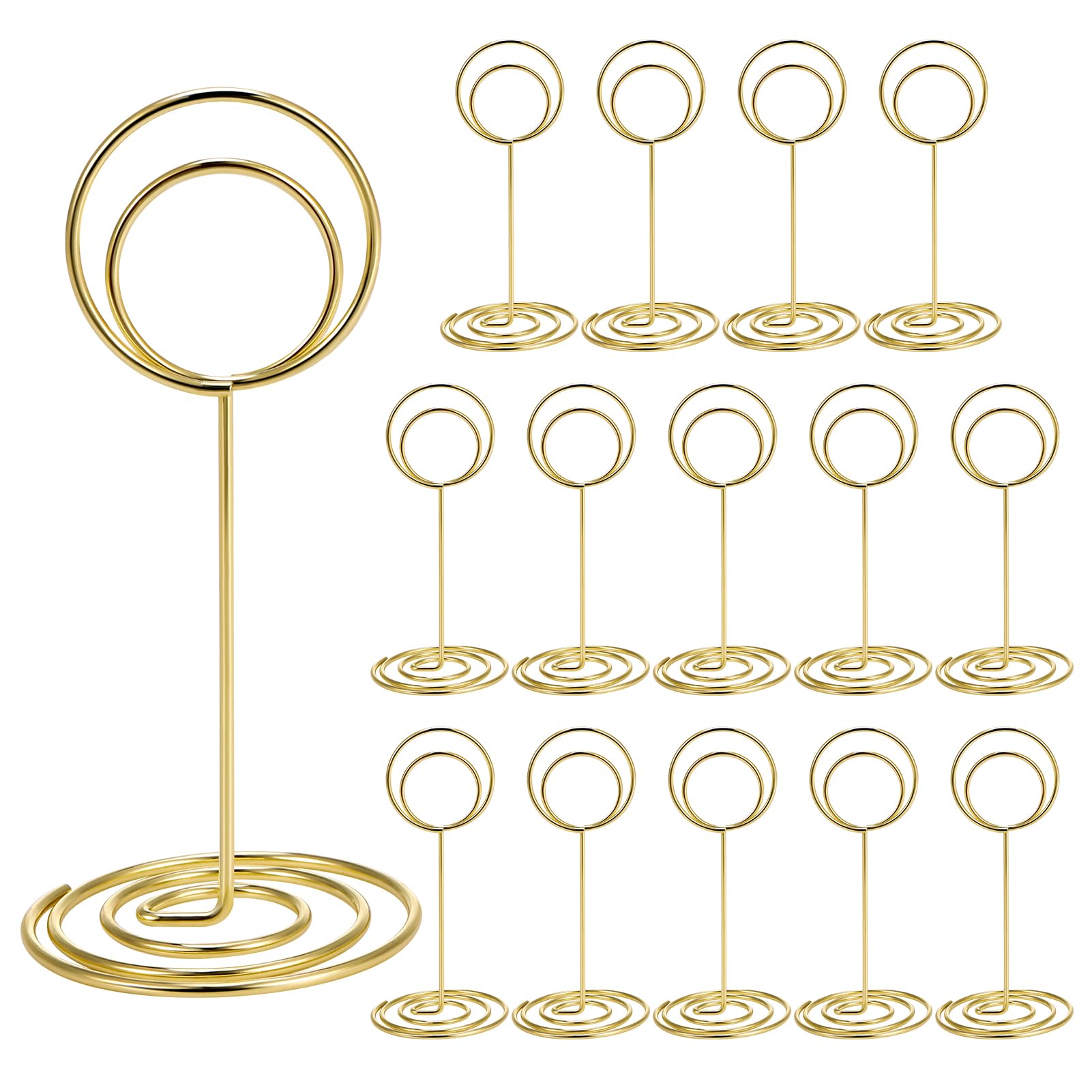 Smilcloud 20 Pcs Table Number Holders, 3.35 Inch Wedding Table Numbers ...