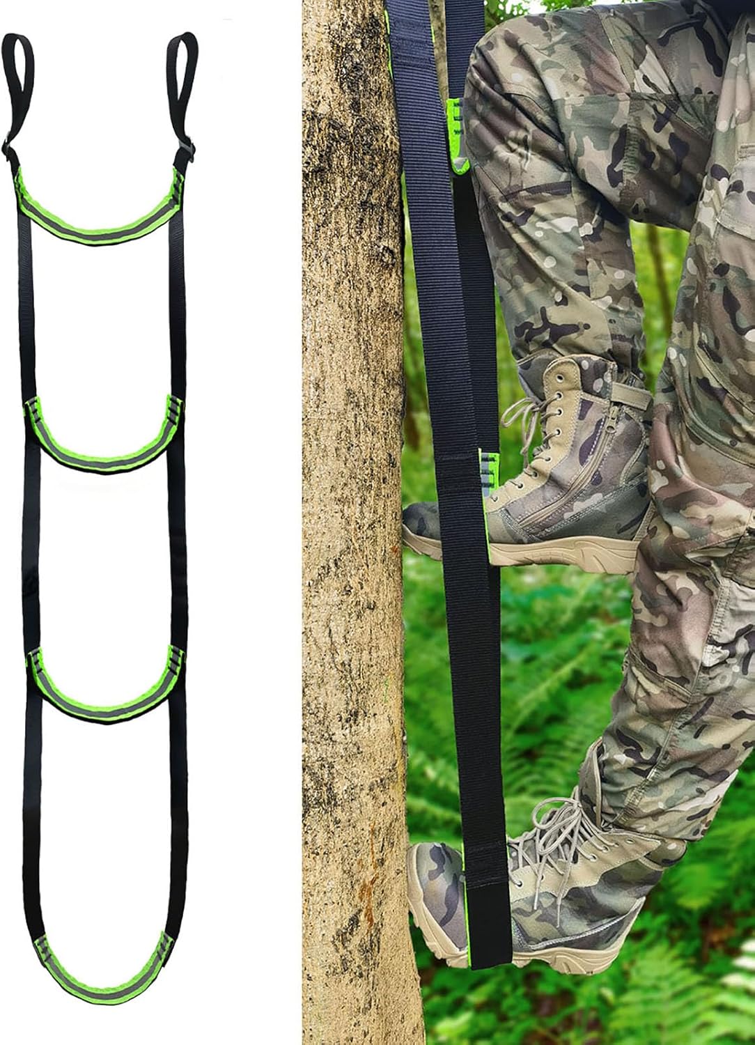 Amazon.com: MLNSUNNY Double-Thickened and Widened 3-Step Climbing Aider ...