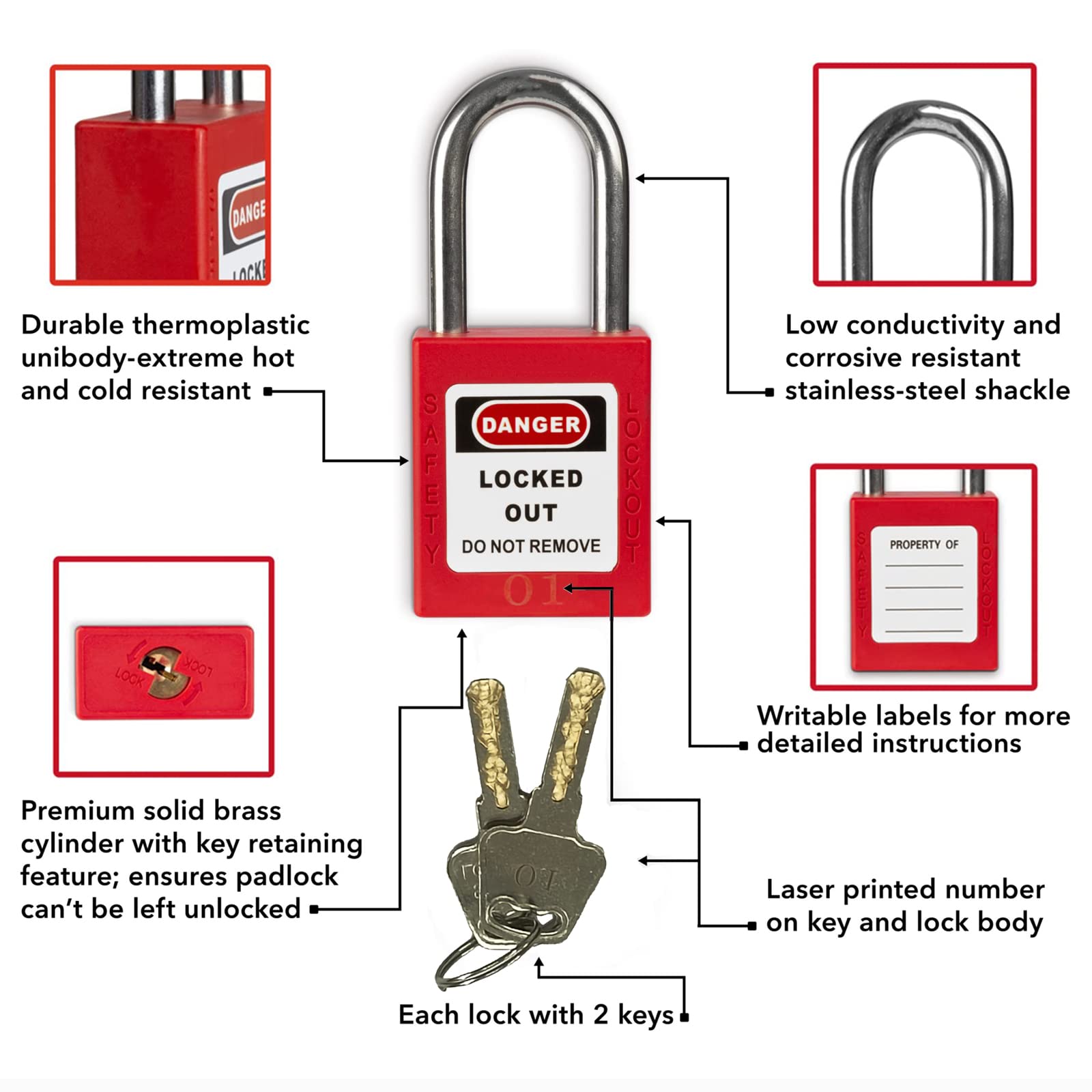 Snapklik.com : Young Dance Lockout Tagout Kit Electrical Loto - Group ...