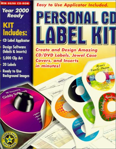 Amazon.com: GLOBAL STAR SOFTWARE PERSONAL CD LABEL KIT Personal ...