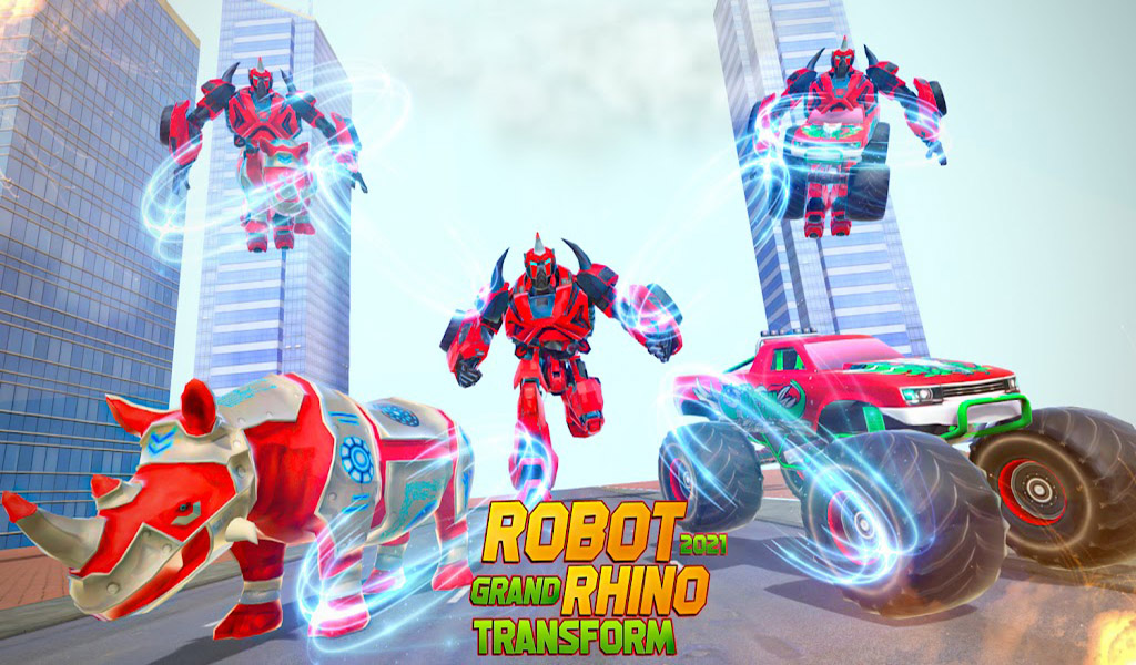 Grand Rhino Robot car transform game - App on Amazon Appstore