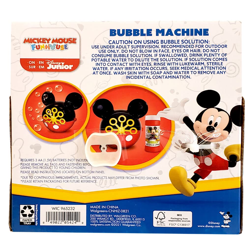 Mickey Mouse Clubhouse Bubble Machine
